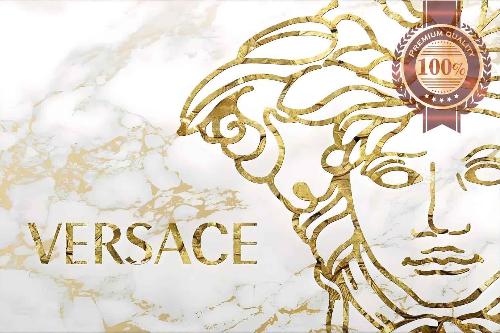 Versace Logo Gold