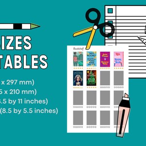 Reading Tracker 4 Different Printables, Book Shelf, Reading Challenge ...