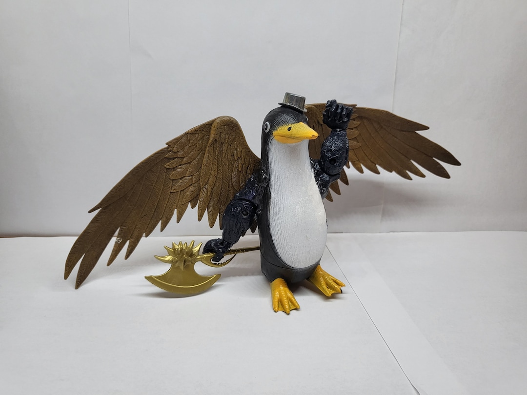 Sir Penguin the Destroyer Custom Toy Mashup Kitbash 001 - Etsy