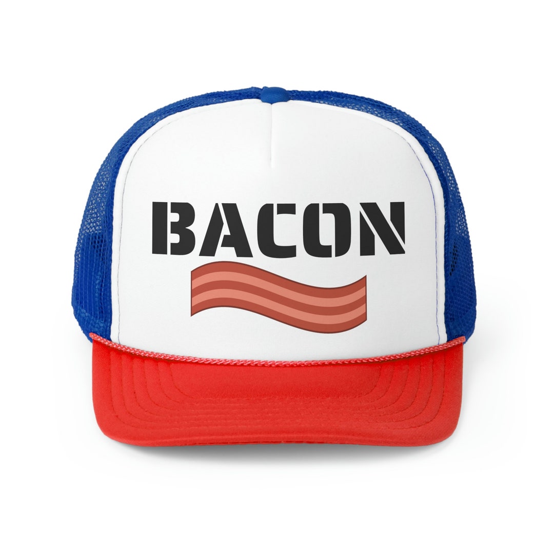 Bacon Trucker Hat, Meat Candy, Pork Product, Oink Cap - Etsy