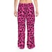 Women's Pink Leopard / Cheetah Print Pajama Pants, Pink Animal Print ...