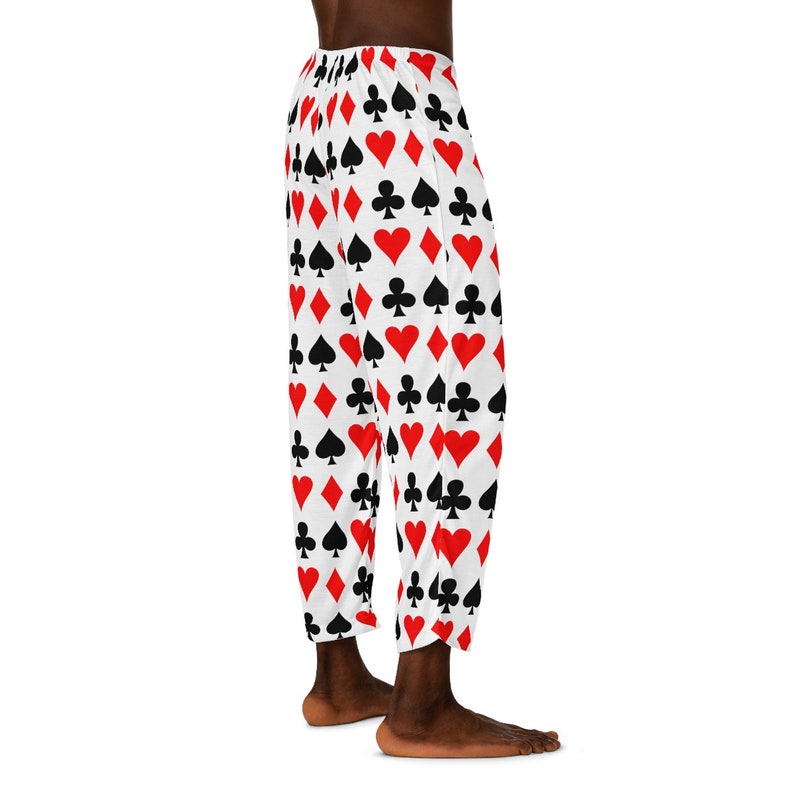 Men's Poker Pajama Pants, Playing Cards, Suits, Perfect Gift for a ...