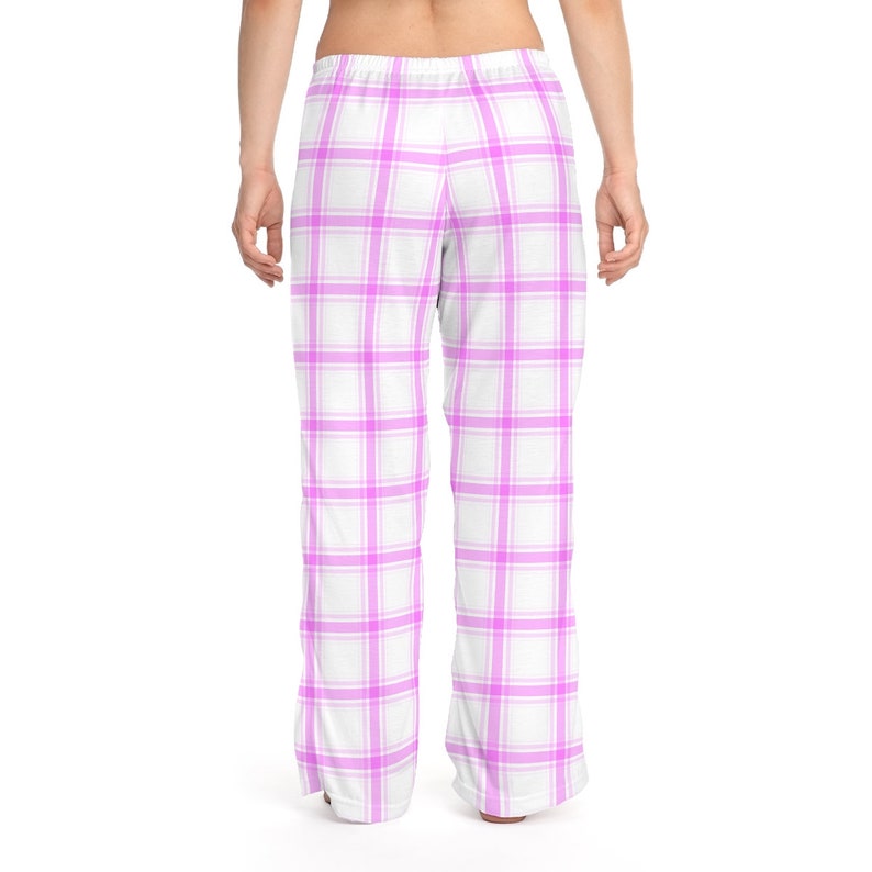 Women's Pink Plaid Pajama Pants Mother Gift Bed - Etsy