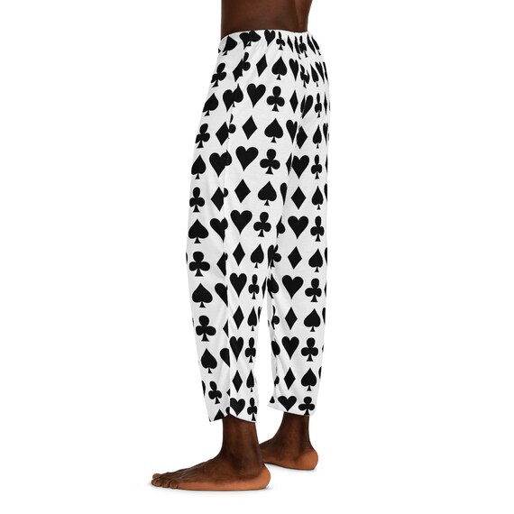 Men's Poker Pajama Pants Playing Cards Suits Perfect - Etsy