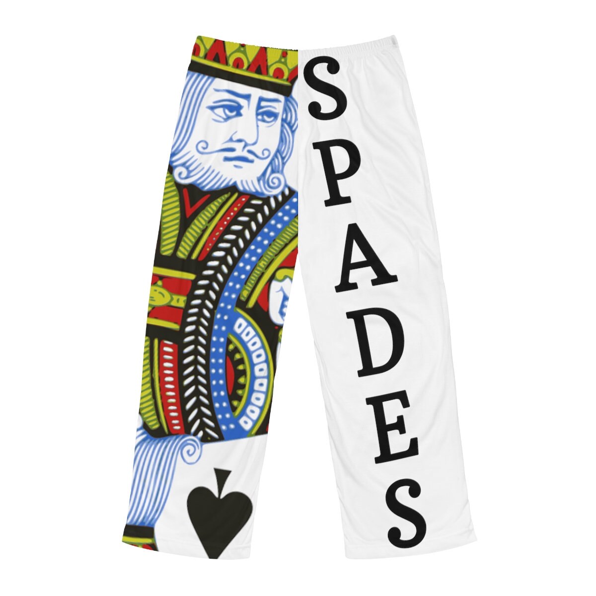 Men's King of Spades Poker Pajama Pants Playing Cards - Etsy