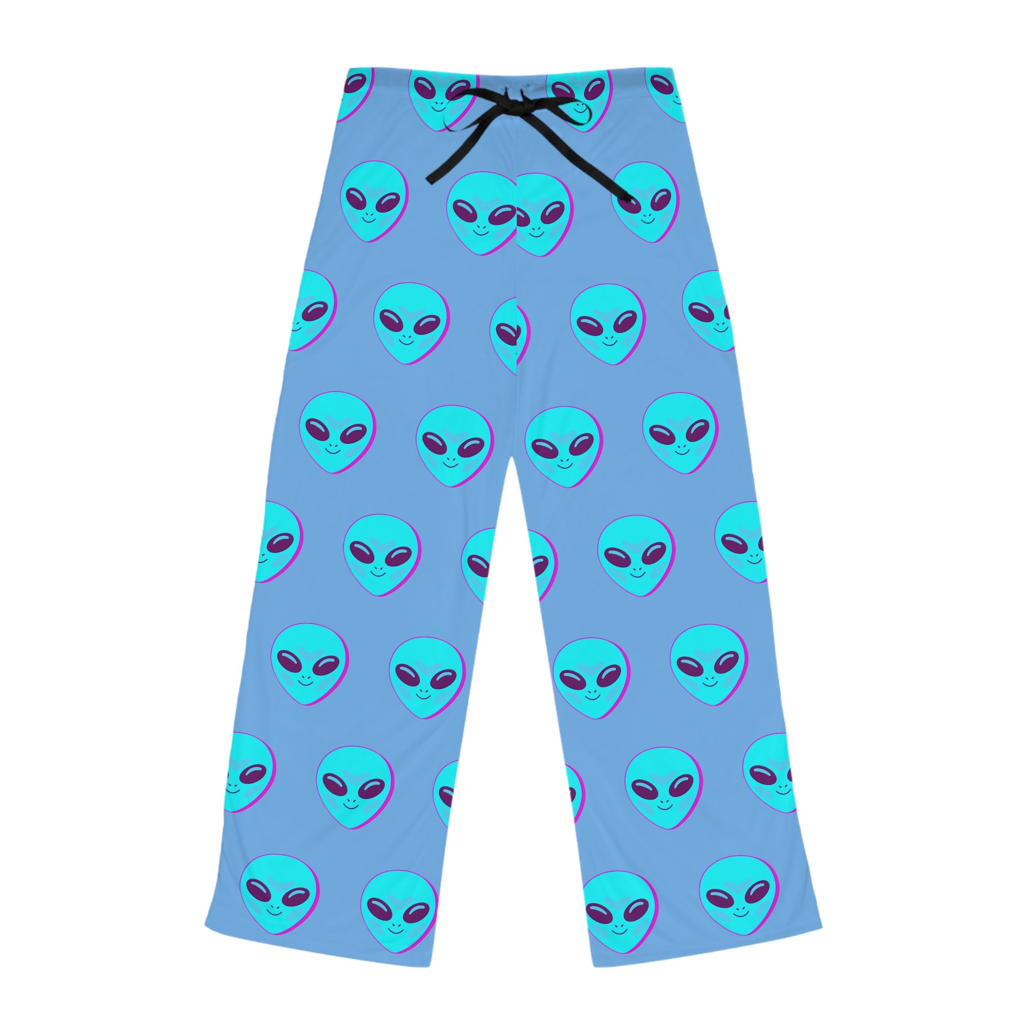 Cyberpunk Women's Pajama Pants, Alien Face, Halloween, Sleepwear ...