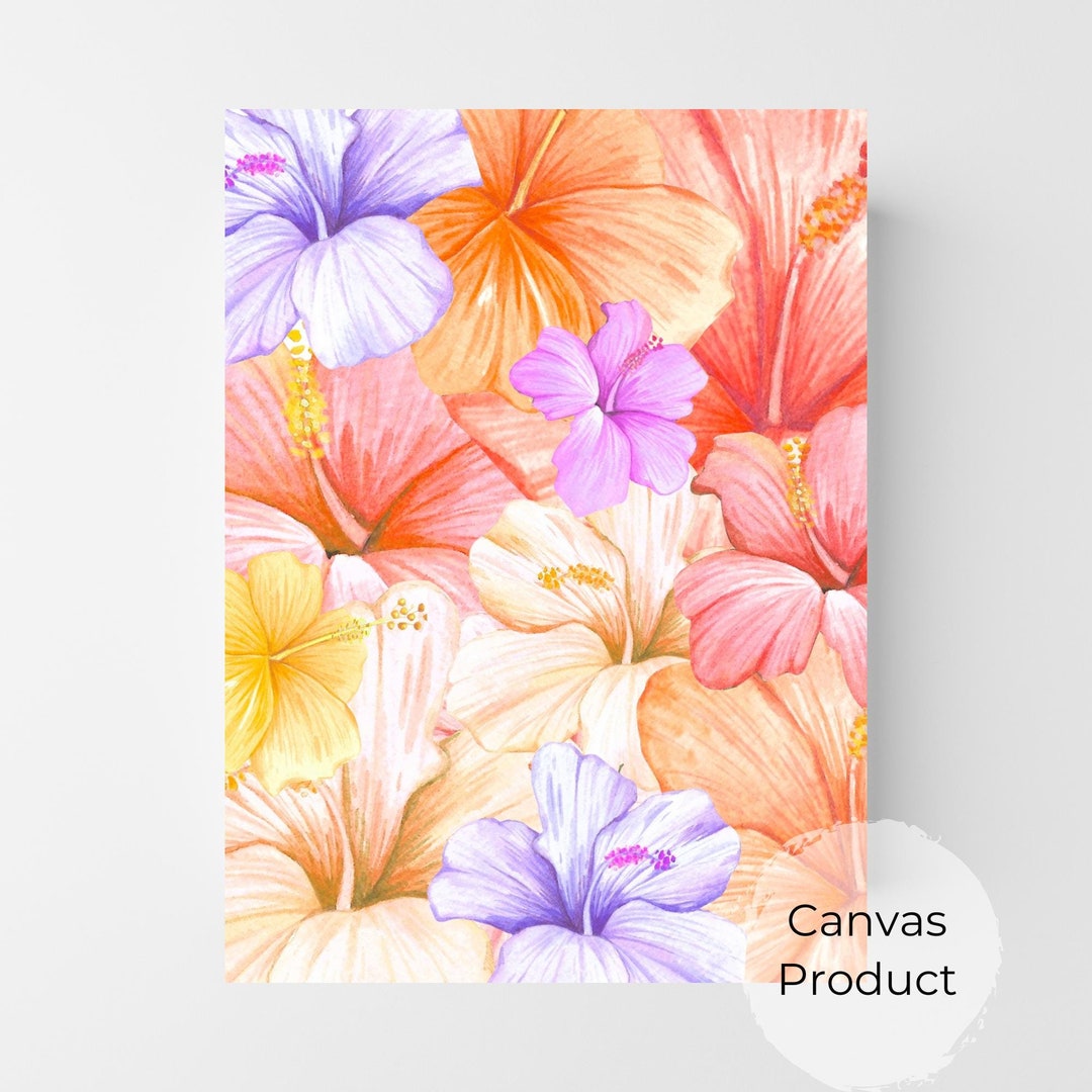 Hawaiian Flower Wall Art | Hawaii State Flower | Hawaii Gift Ideas ...