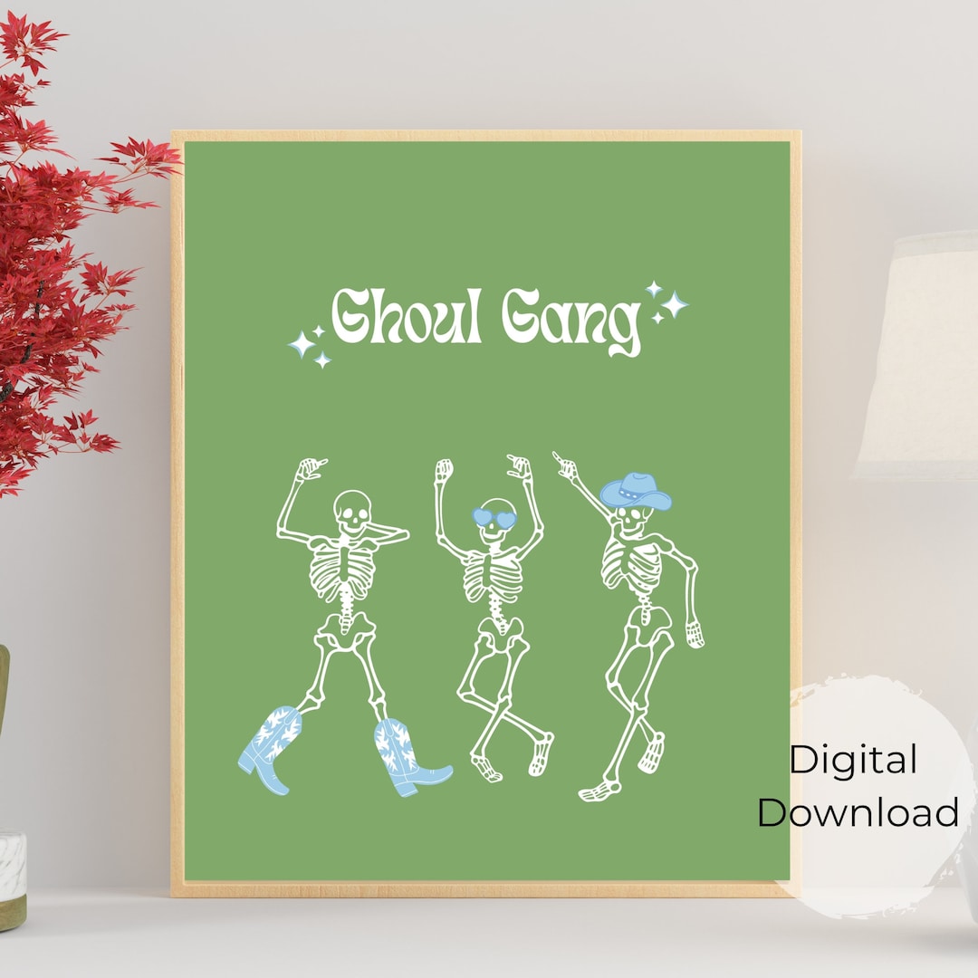Ghoul Gang | Funny Halloween | Halloween Wall Art | Digital Download ...