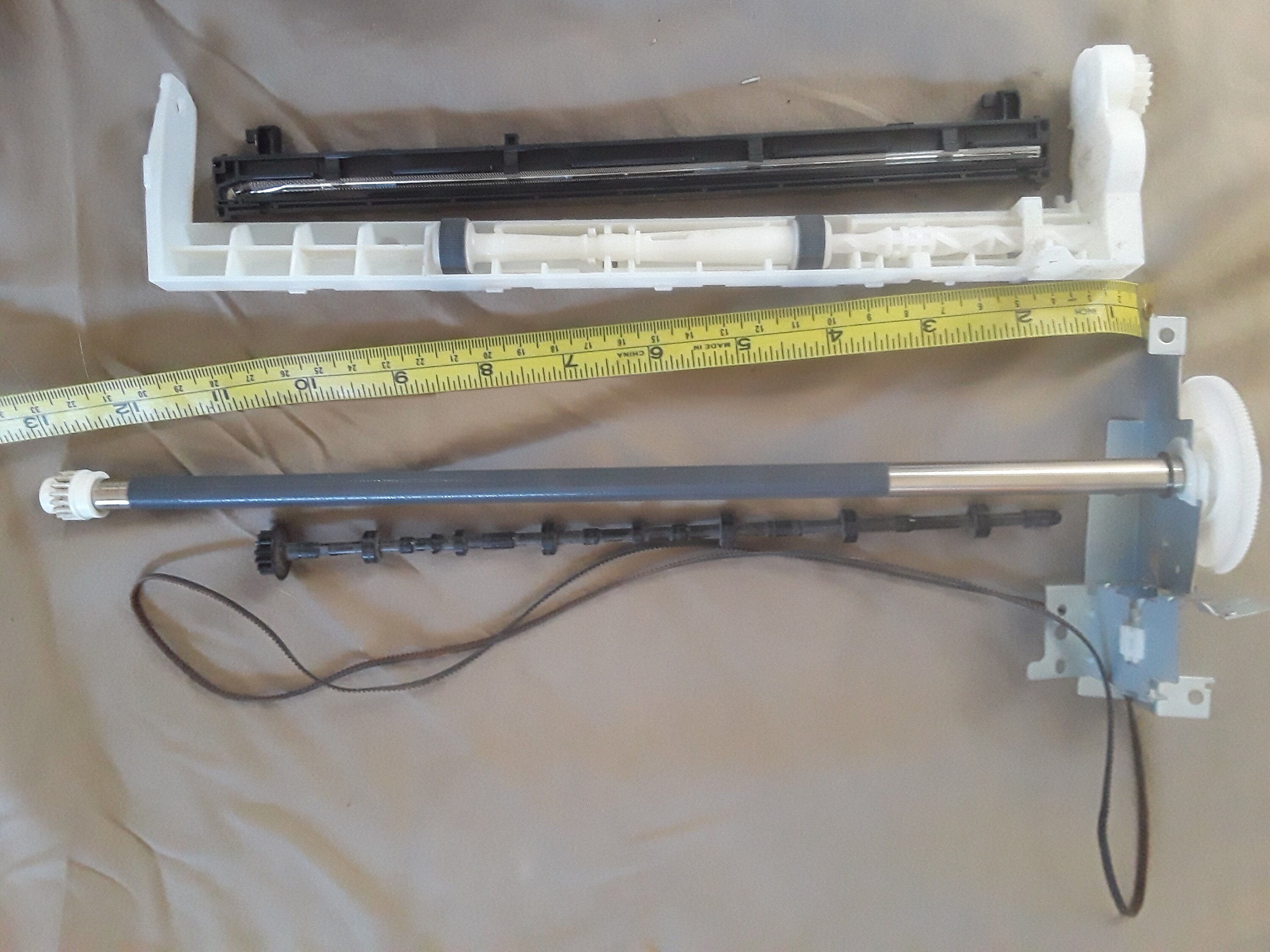 ROLLERS AXLES & GEARS Circuit Board, Plastic and Metal Parts, Toothed ...