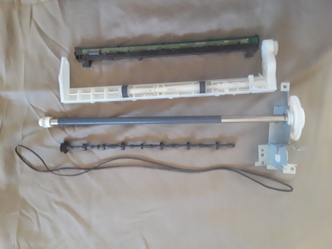 ROLLERS AXLES & GEARS Circuit Board, Plastic and Metal Parts, Toothed ...