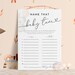 Name That Baby Tune Game, Baby Shower Name That Baby Song Game ...