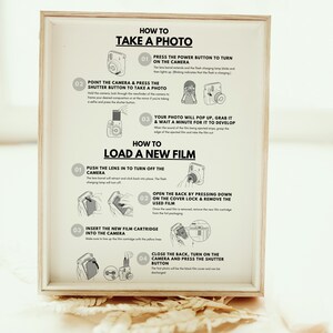 Instax Mini 11 Instant Camera All-in-one Instructions Sign, Instax Mini ...