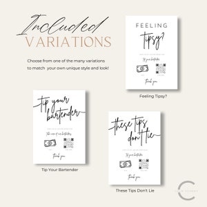 Tip Your Bartender Sign Template, Editable Feeling Tipsy Sign, Modern ...