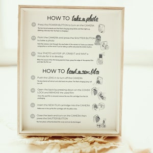 Instax Mini 11 Instant Camera All-in-one Instructions Sign, Instax Mini ...