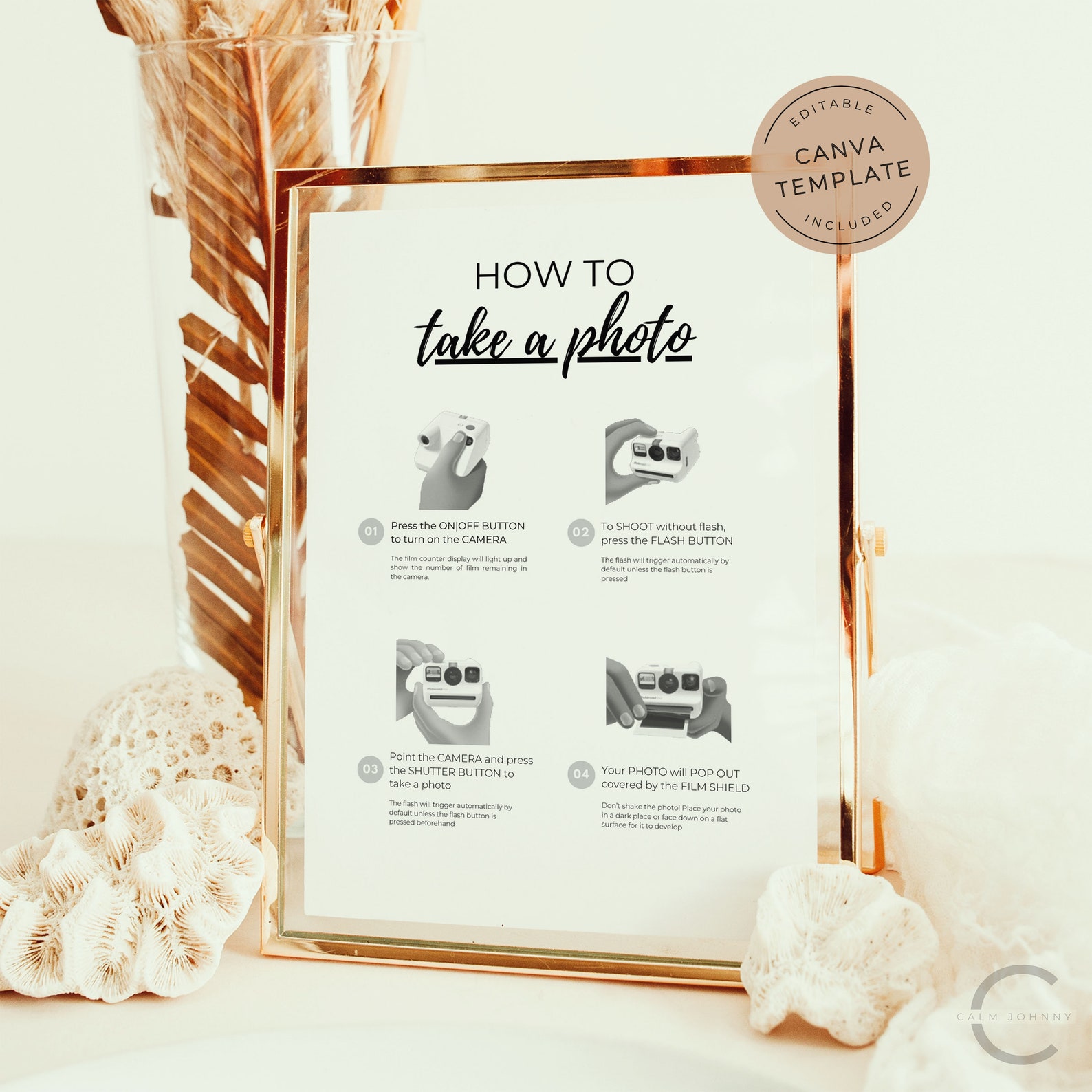 Polaroid Go Camera Instructions Sign, Polaroid Go Instructions, How to ...