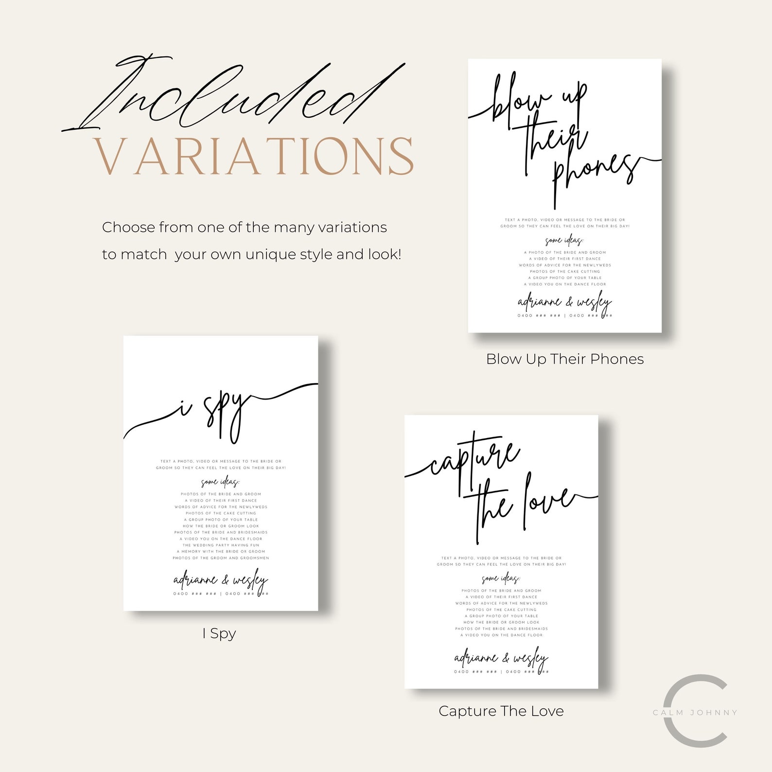 Capture the Love Sign Template Editable Blow up Their Phones - Etsy