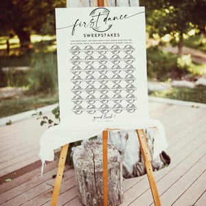 Wedding First Dance Sweepstake Vinyl Record, Personalized First Dance ...
