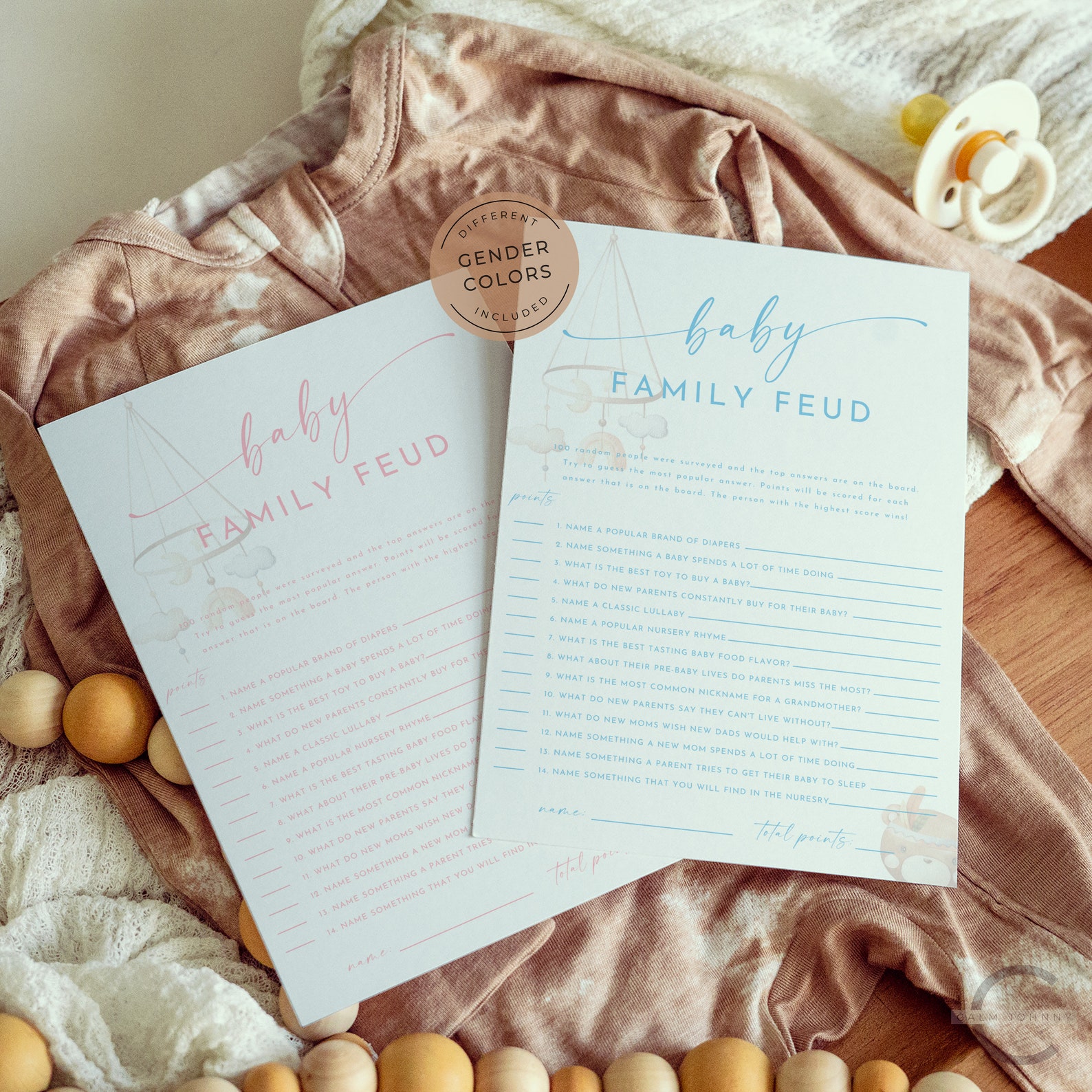 Baby Family Feud, Baby Shower Family Feud Game, Printable Family Feud ...
