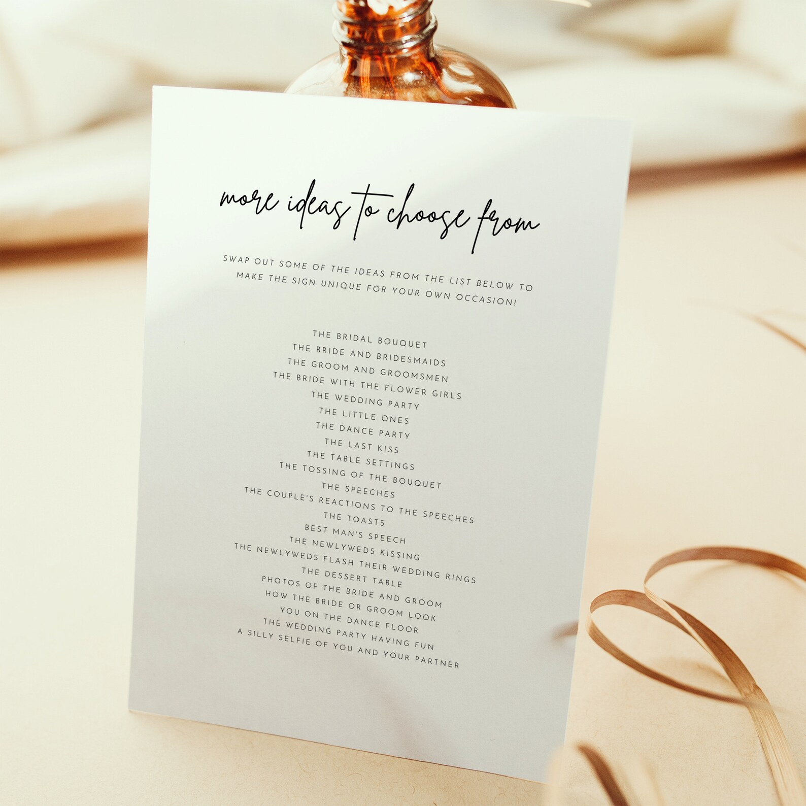 I Spy Wedding Game Sign Template Editable Wedding Photo - Etsy