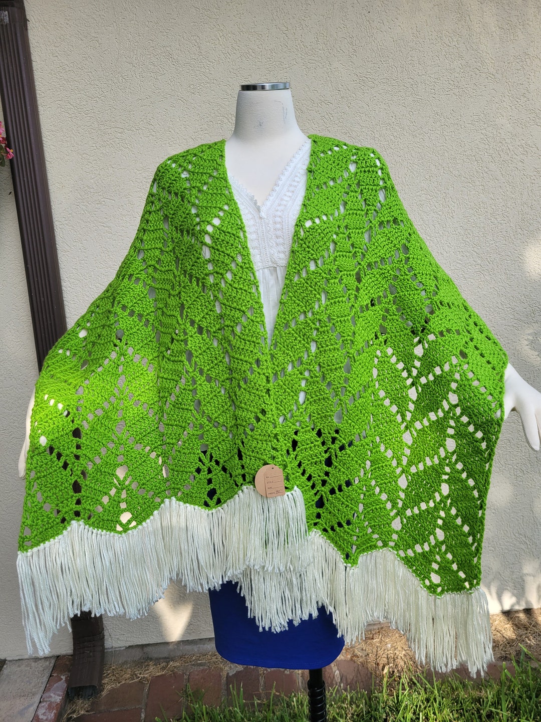 Knitted Rectangular Shawl - Etsy