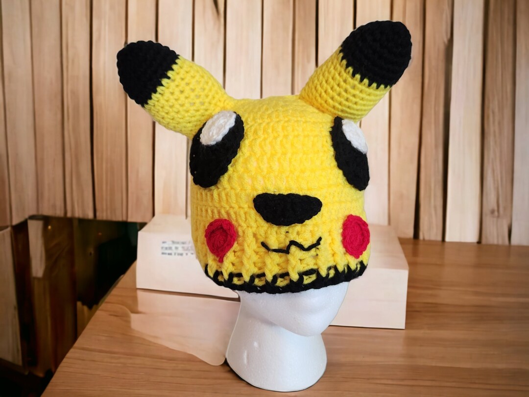 Crochet Pikachu Hat: Grab This Adorable Accessory! - Etsy
