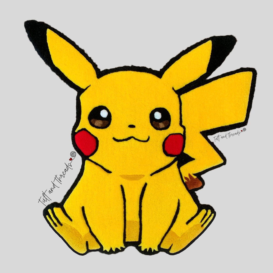 Pikachu Tuft Rug - Etsy