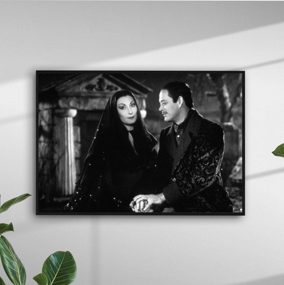 MORTICIA & GOMEZ ADDAMS Halloween Movie Poster - Etsy