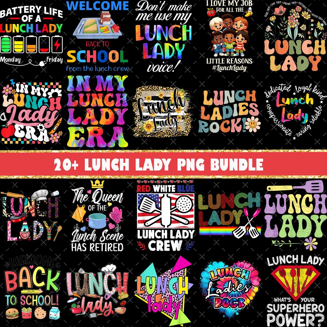 20+ Lunch Lady Png Bundle, Cafeteria Crew Png, School Cafeteria Worker ...