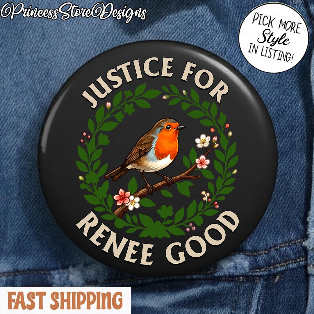 ABOLISH ICE Justice for Renee Nicole Good Button or Magnet/sticker ...