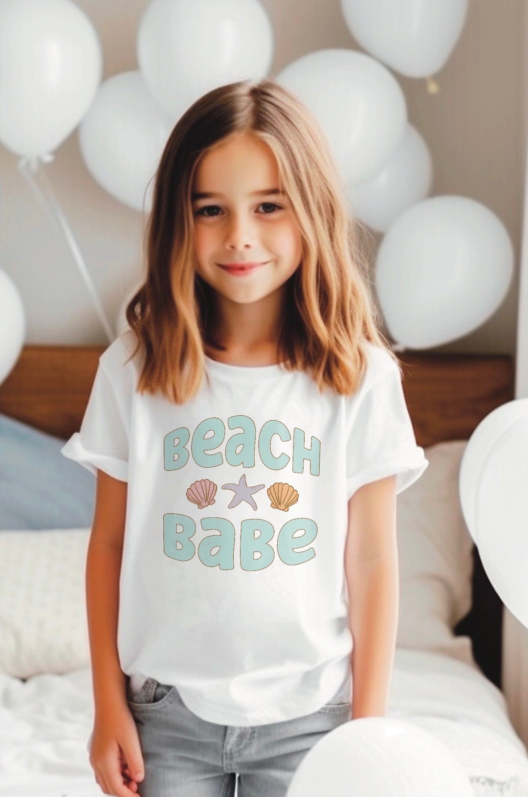 Beach Babe Tee Shirt Wave Tshirt Beach Tshirt Graphic Tee Kids Tshirt ...