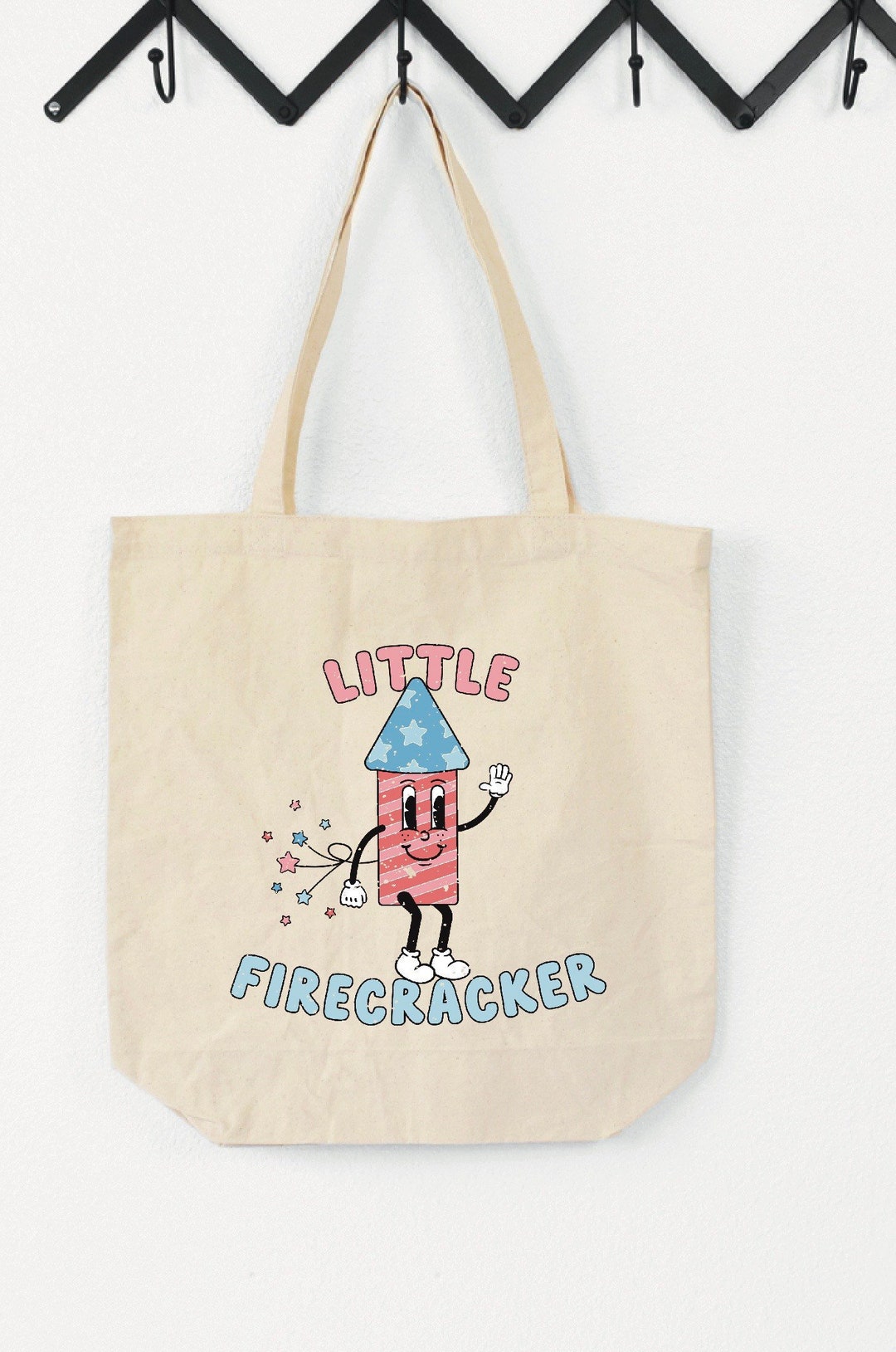 Little Firecracker Tote Bag America Tote Patriotic TB-125 - Etsy