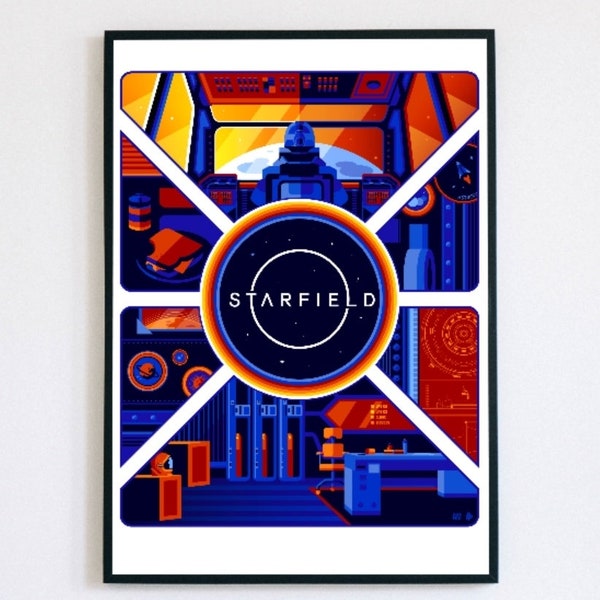 Starfield Poster - Etsy