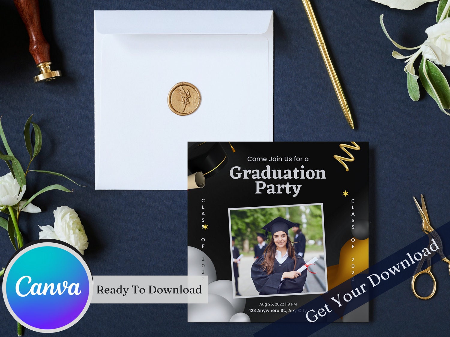 Graduation Invitation Invitation Card to Graduation Ceremony - Etsy