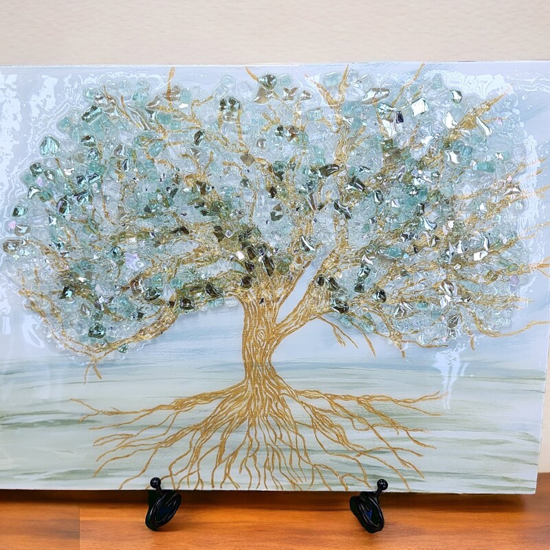 Glass Resin Art - Etsy