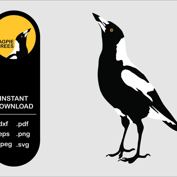 Magpie Pattern - Etsy