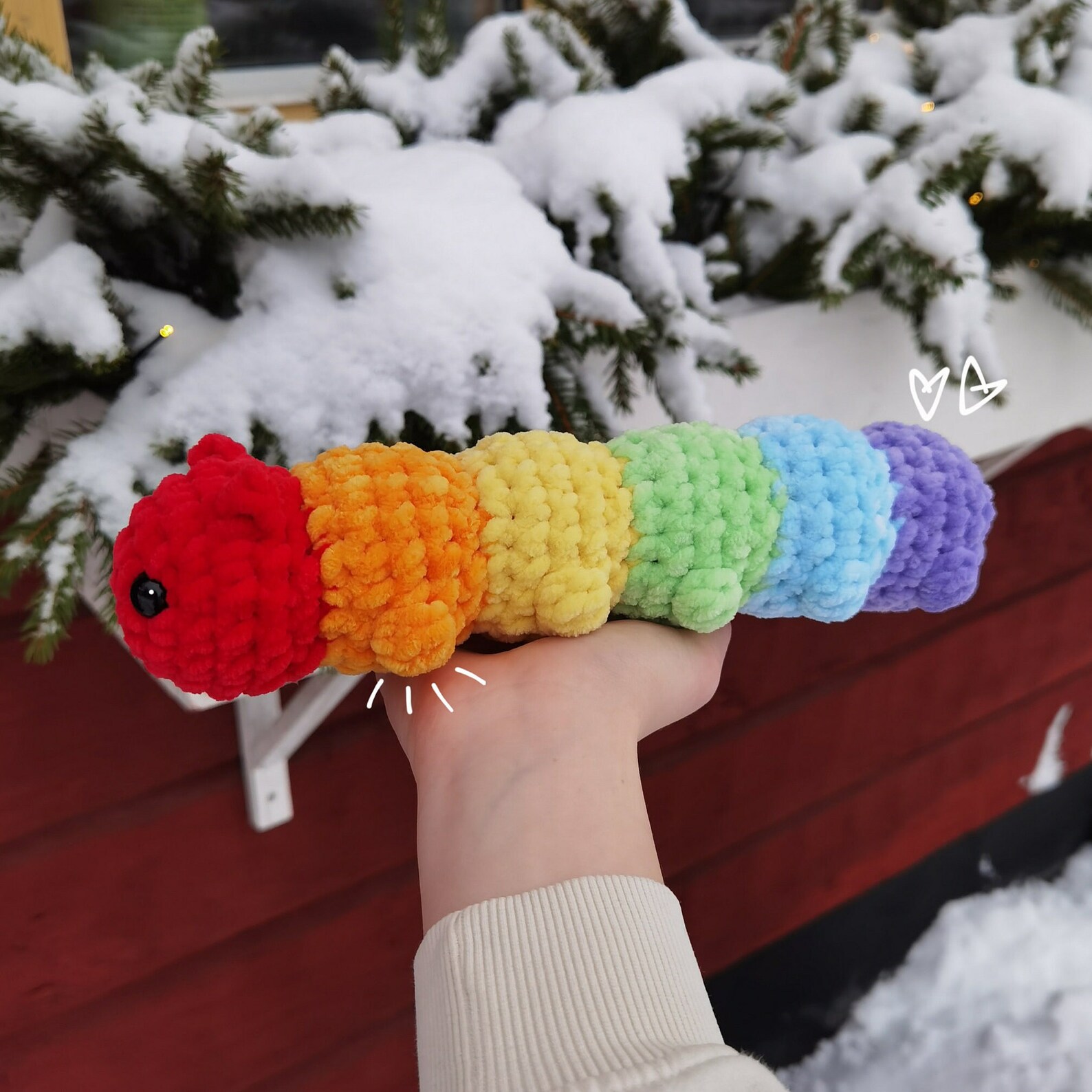 PRIDE Caterpillars Crochet LGBTQ Plushies Handmade Gift Etsy PRIDE Caterpillars Crochet LGBTQ Plushies Handmade Gift Etsy