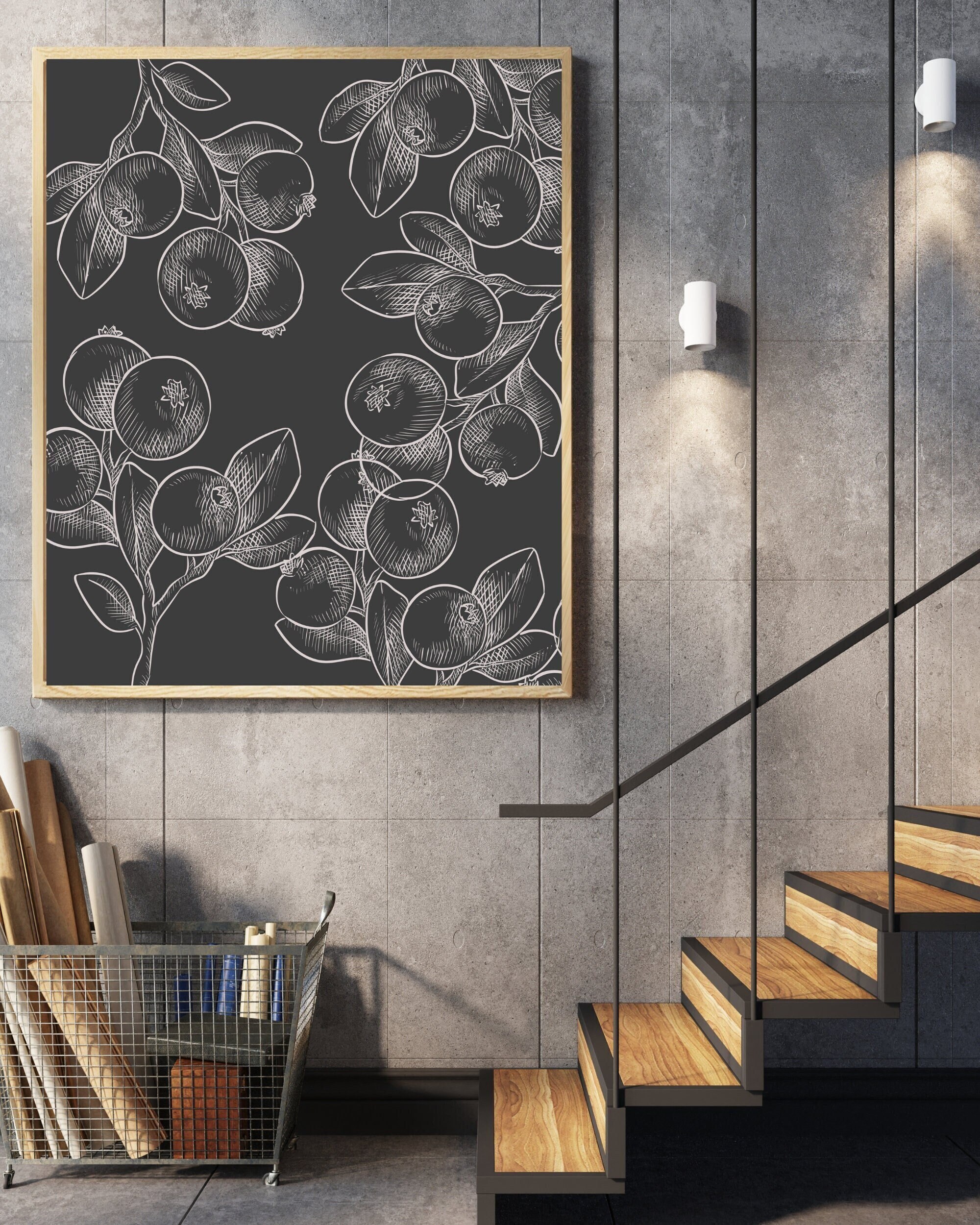 Abstract Botanical Olive Digital Art, Modern Abstract Olives Printable ...