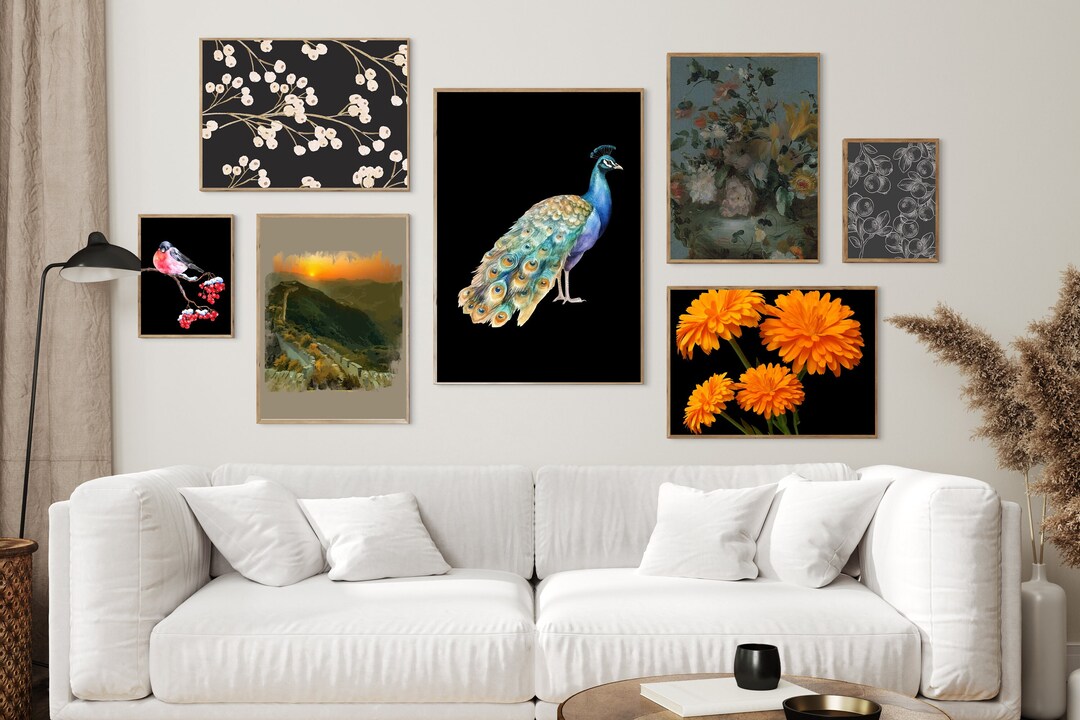 Eclectic Digital Gallery Wall Set | PRINTABLE Wall Art | Colorful ...