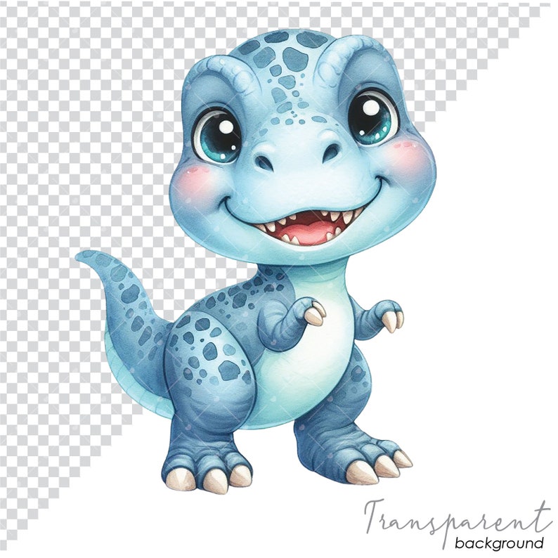 Adorable Little Dinosaurs Clipart, Dinosaurs Illustration Clipart, Cute ...