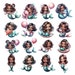 Adorable Little Mermaid Clipart, Watercolor Mermaid Illustration ...