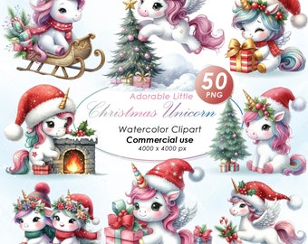 Adorable Reindeer Christmas Clipart, Watercolor Reindeer Christmas ...