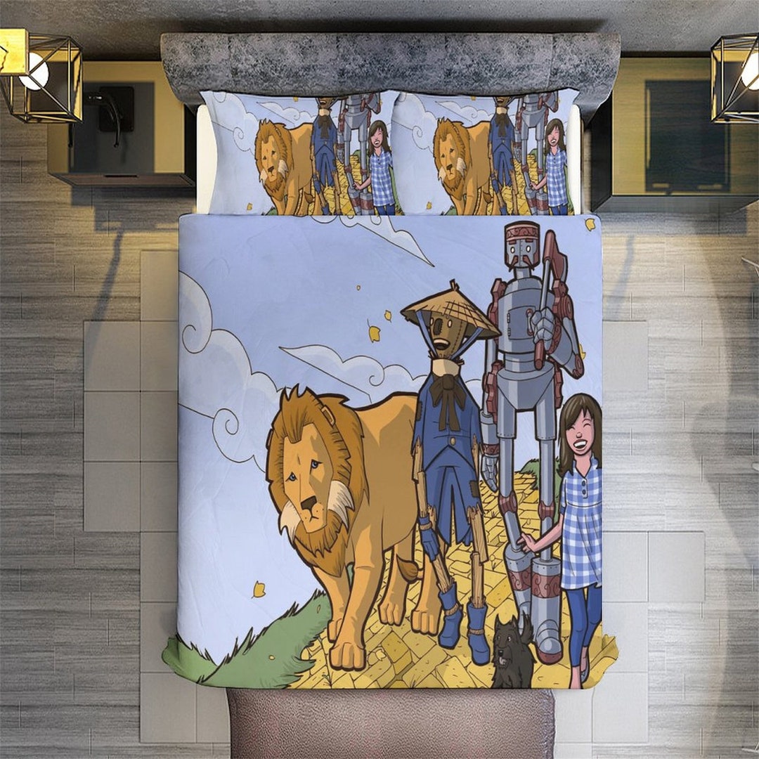 The Wizard of Oz Duvet Cover Pillow Cover Bedding Set Four - Etsy