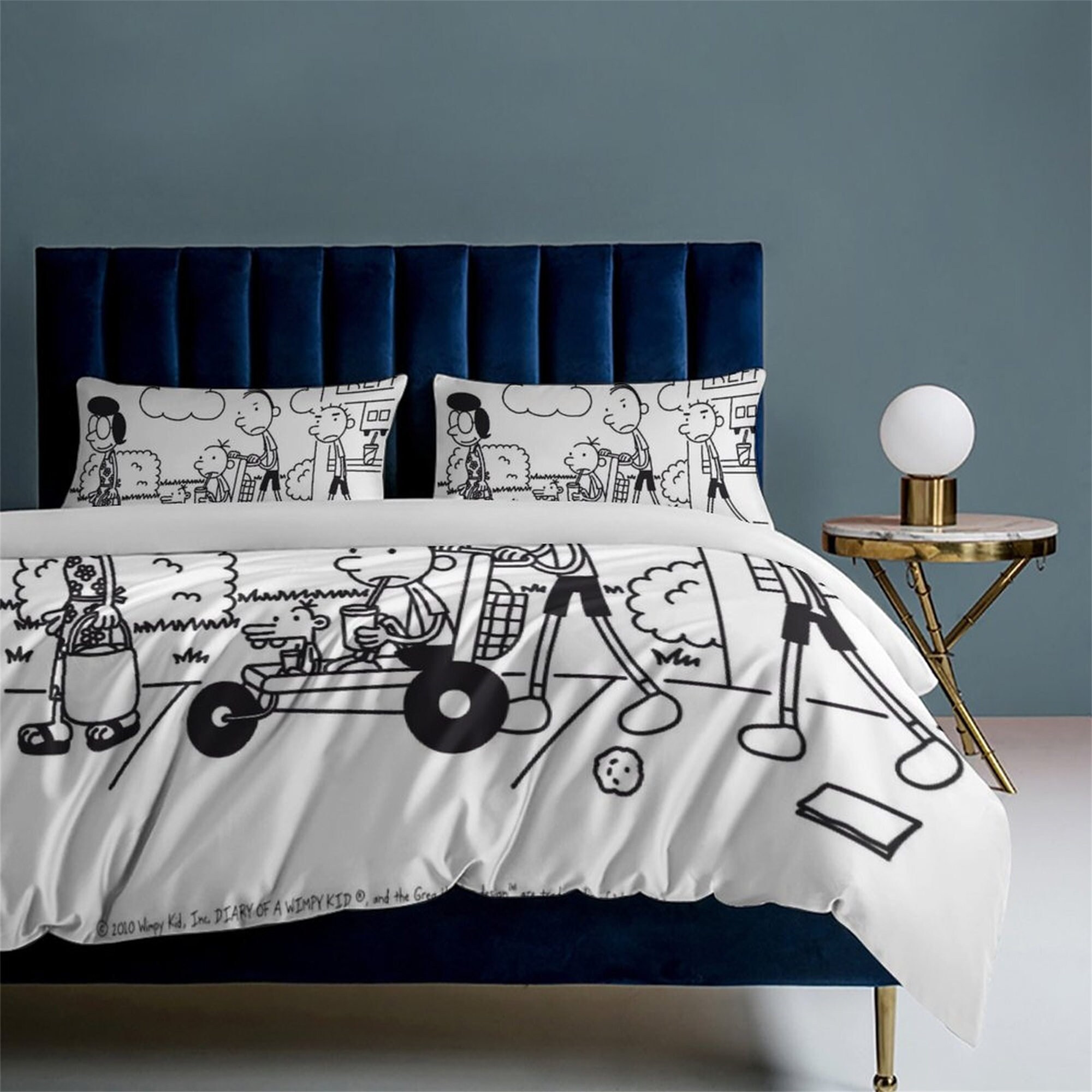 Diary Of a Wimpy Kid Duvet Cover Pillow Cover Bedding Set sold by Jacco ...