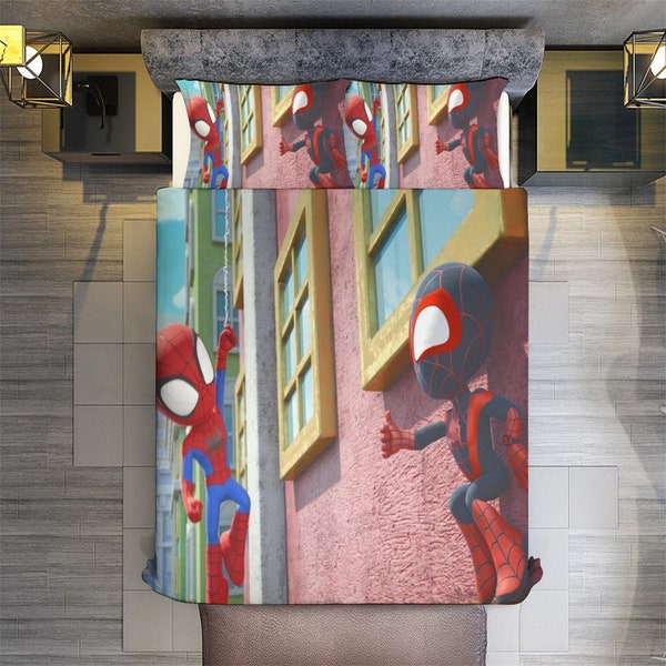 Spidey and His Amazing Friends Bedding - Etsy UK