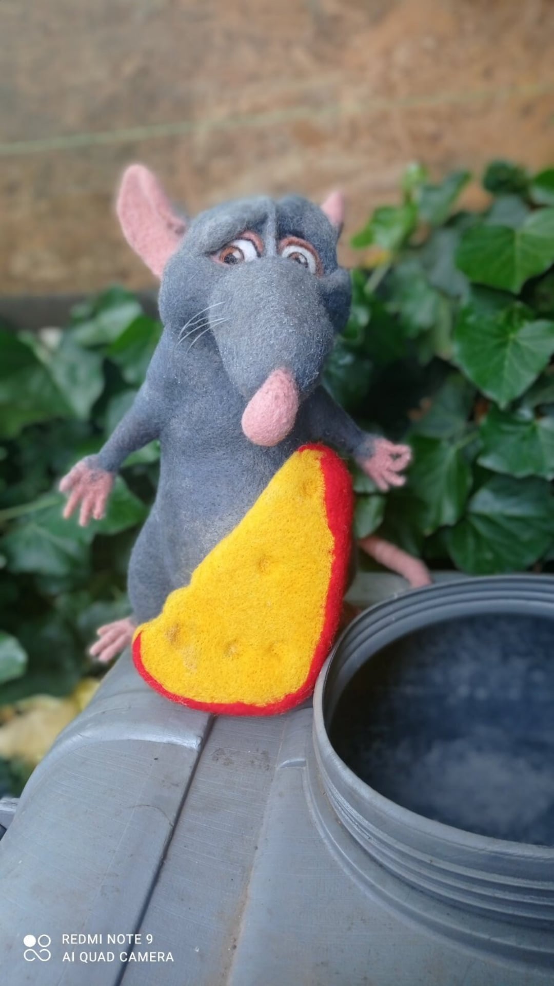 Django With Cheese the Beloved Father From Ratatouille Handmade Wool ...
