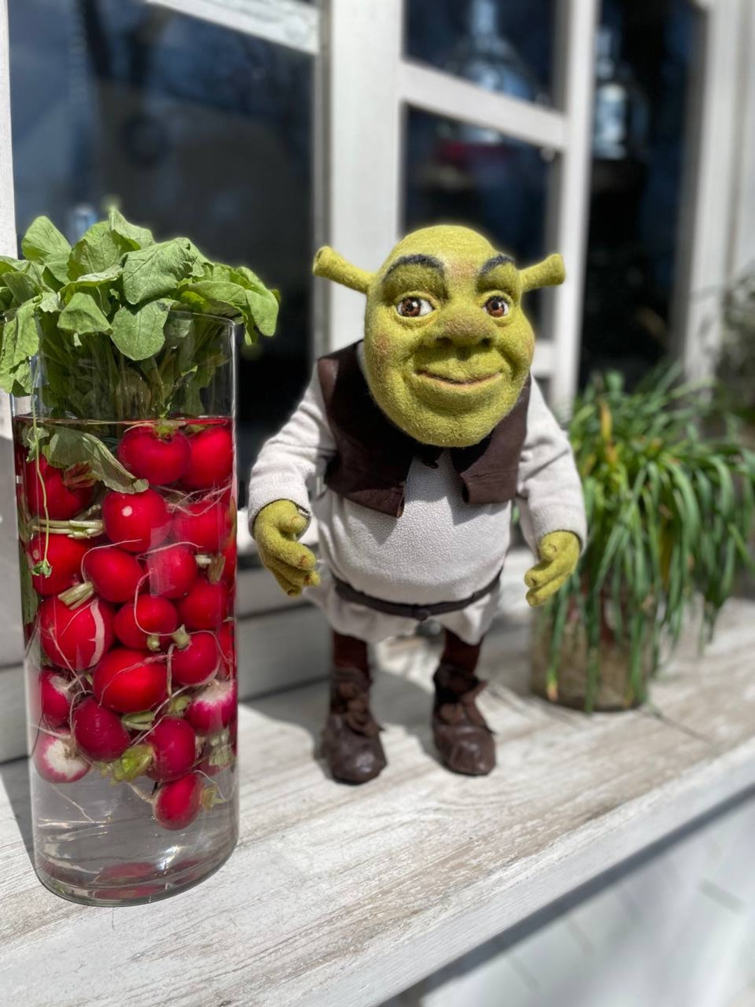 Handmade Shrek Character Toy: Lovingly Crafted With Natural Wool and ...