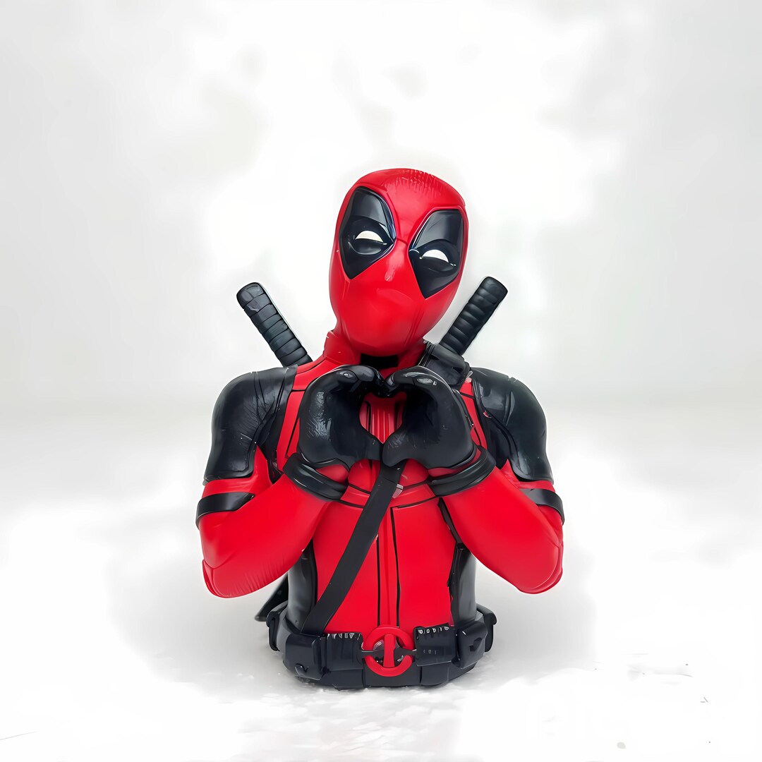 MOLD Deadpool Bust Cake Topper Silicone Mold 3D Wedding Birthday ...