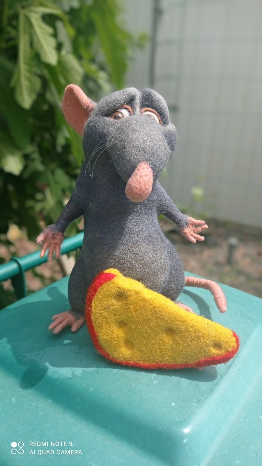 Django With Cheese the Beloved Father From Ratatouille Handmade Wool ...