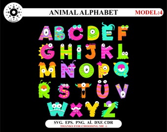 See Alphabet Svg - Etsy
