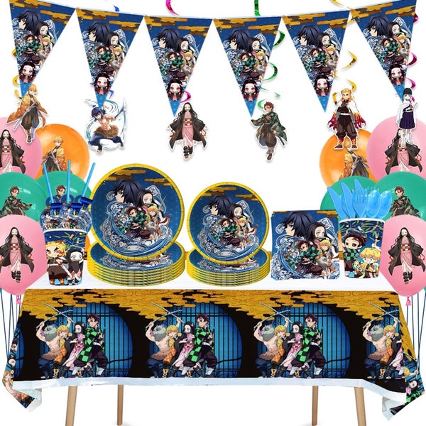 Anime Birthday Party Decorations - Etsy